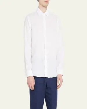 Orlebar Brown Giles Linen Sport Shirt - White