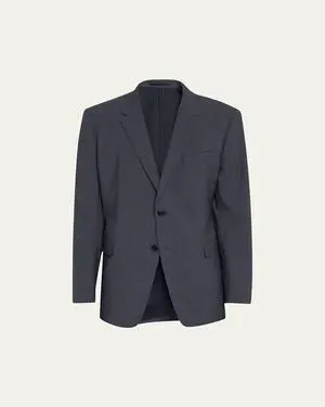 Theory Chambers Stretch Wool Blazer - Eclipse