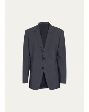Theory Chambers Stretch Wool Blazer - Eclipse