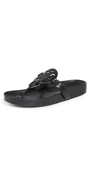 Tory Burch Miller Cloud Sandals - Perfect Black