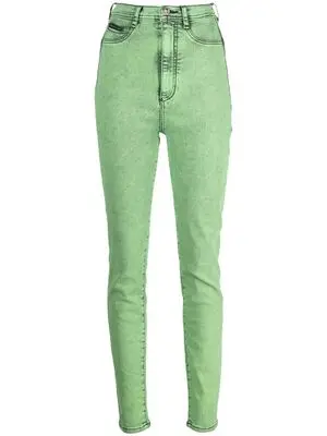 Philipp Plein High-waisted Jeggings - Green