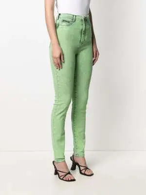 Philipp Plein High-waisted Jeggings - Green