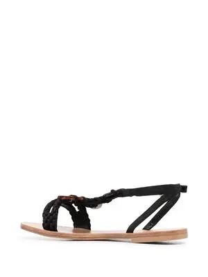 Alberta Ferretti Woven Strap Sandals