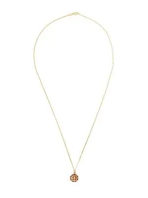 TRUE ROCKS Vegas 13 Poker Chip Pendant Necklace - Gold