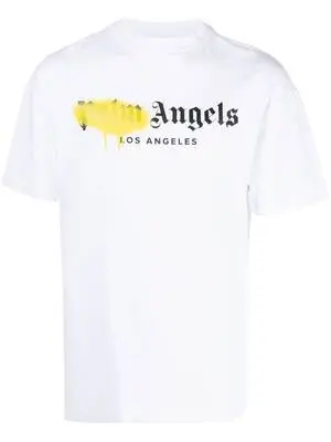 Palm Angels La Logo-print T-shirt - White