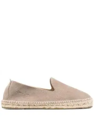 Manebí Hamptons Leather Espadrilles - Neutrals
