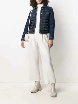 MOORER Quilted Denim Jacket