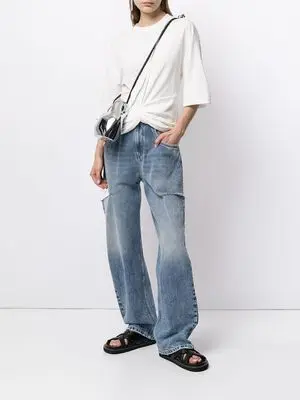 AMBUSH Gathered Crew-neck T-shirt