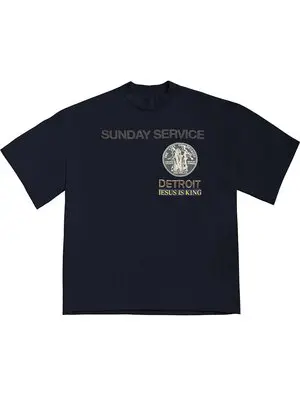 KANYE WEST Sunday Service Detroit T-shirt
