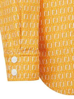 Fendi Long-sleeved Ff-print Shirt