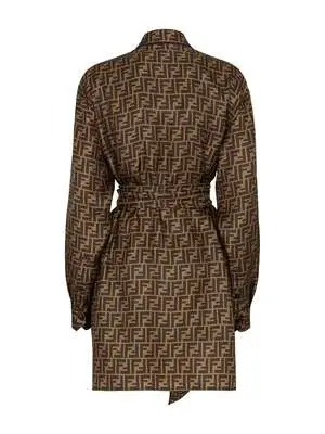 Fendi Ff Print Shirt Dress