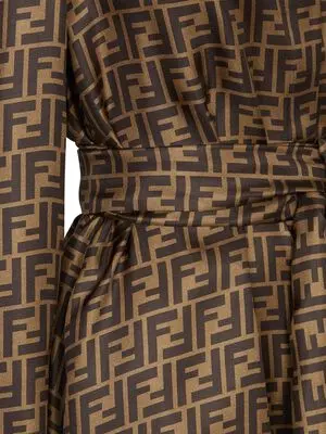 Fendi Ff Print Shirt Dress