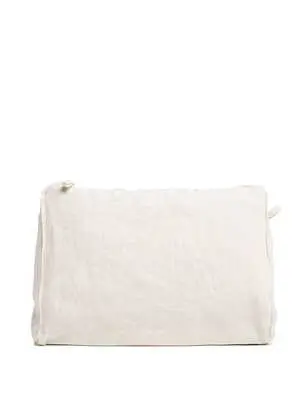 ONCE MILANO Zip-up Linen Wash Bag
