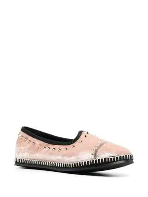 GIUSEPPE ZANOTTI Otium Velvet Loafers - Pink