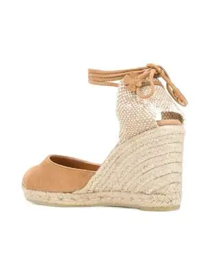 CastaÑer 95mm Carina Suede Espadrilles - Neutrals