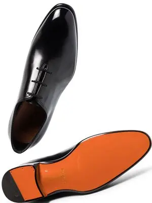 Santoni Oxford Lace-up Shoes - Black