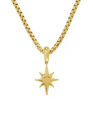 David Yurman 18kt Yellow North Star Amulet Diamond Pendant - Gold