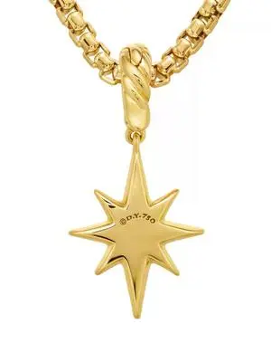 David Yurman 18kt Yellow North Star Amulet Diamond Pendant - Gold
