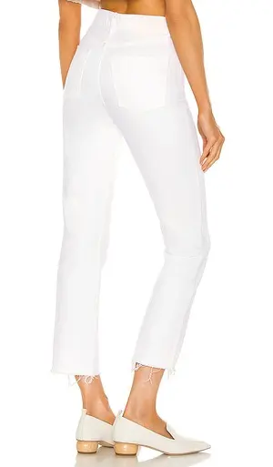 GRLFRND Karolina High-rise Straight Crop Jeans