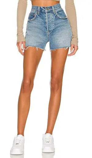 GRLFRND Jules Denim Shorts - Wave Hill