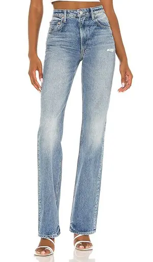 GRLFRND GRLFRND Melanie High Rise Boot Cut Jeans Catalina