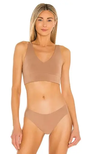 Commando Butter Comfy Bralette In Nude - Toffee