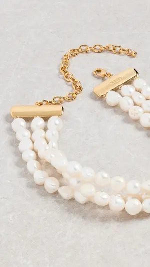 Cult Gaia Nora Choker - Pearl