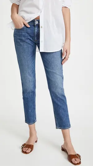 Rag & Bone Dre Low Rise Slim Boyfriend Jeans - Julienne