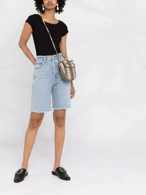 AGOLDE High-rise Knee-length Jeans