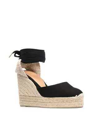 CastaÑer Carina Wedge Espadrilles - Black