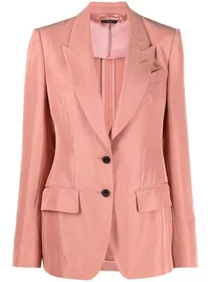 TOM FORD Single-breasted Tailored Blazer - Pink
