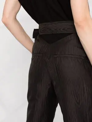 ROTATE BY BIRGER CHRISTENSEN High-waist Belted Trousers