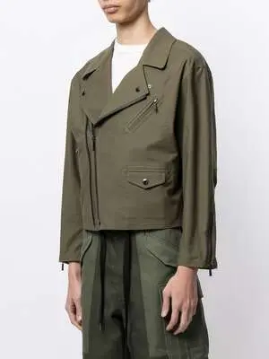 PORTS V Wide Lapels Biker Jacket