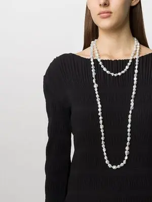 Yoko London Baroque Freshwater Pearl Rope Necklace