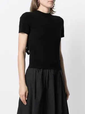 Cecilie Bahnsen Ruffle-trim T-shirt