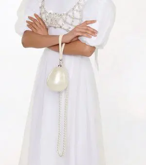 Simone Rocha Egg Embellished Clutch