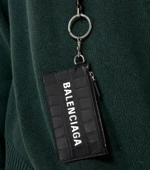 Balenciaga Cash Card Case On Keyring