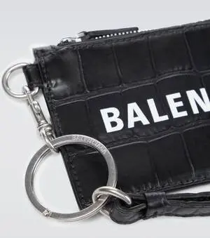 Balenciaga Cash Card Case On Keyring
