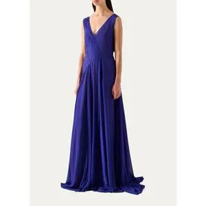 Akris Silk Georgette Gown