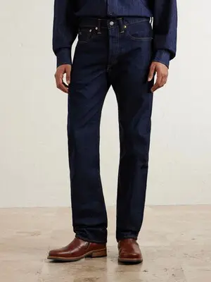 Ralph Lauren Straight-leg Selvedge Denim Jeans - Blue