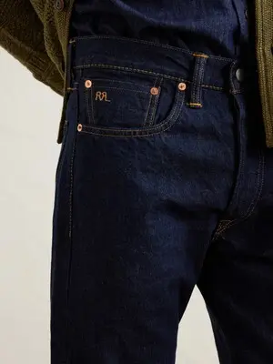 Ralph Lauren Straight-leg Selvedge Denim Jeans - Blue