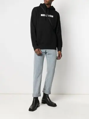 1017 Alyx 9sm Reverse Logo Popover Hoodie - Black