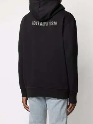 1017 Alyx 9sm Reverse Logo Popover Hoodie - Black