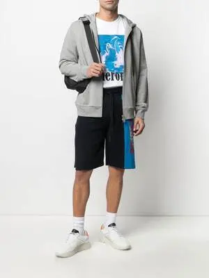 Iceberg Logo Knit Track Shorts