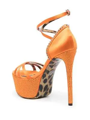 Philipp Plein Embellished Platform Sandals