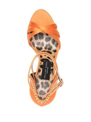 Philipp Plein Embellished Platform Sandals