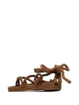 NOMADIC STATE OF MIND Romano Rope Flat Sandals