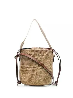 Chloé Small Woody Bucket Bag - Neutrals