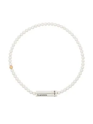 Le Gramme Le 11g Brushed Bead Bracelet - Silver