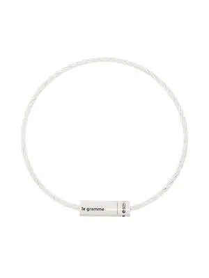 Le Gramme Le 7g Brushed Cable Bracelet - Silver